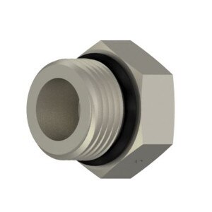 6408-20 - Hex Head O-Ring Boss Plug - Steel