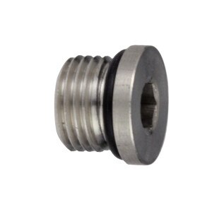SS-6409-08 - Hex Socket O-Ring Boss Plug - SS